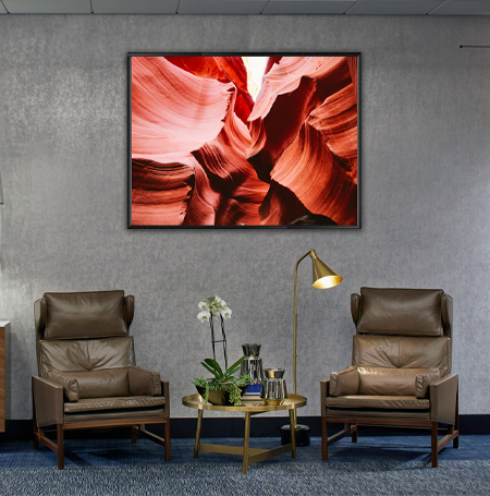 EXTRA LARGE - EXTRA DEEP 72x96 Poster Snap Frames (1 1/4" Security Profile for MOUNTED GRAPHICS ...