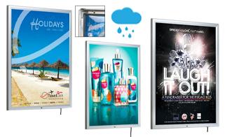 Secure & Bright Sign Displays: Shop Weatherproof Lockable Outdoor LED ...