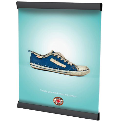 60" Wide Snap Bar Poster Displays | Aluminum Wall Display – SnapFrames4Sale