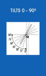 LED Illuminated 18x24 Rotating + Tilting Frame Sign Holder Floor Stand ...