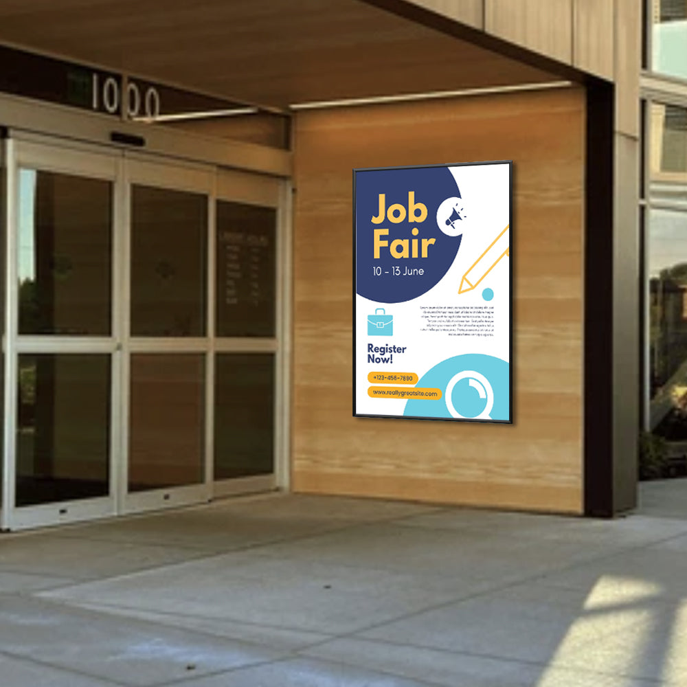 Extra Large Snap Open Frame 24x96 Front Loading Poster Snap Frames (1 1 ...