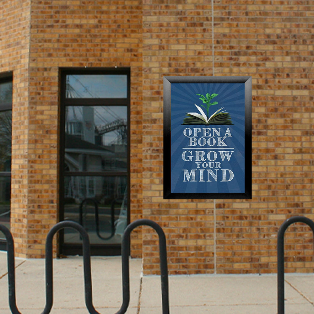 Extra Large 24x60 Poster Snap Frame with Bold 2 1/2" Wide Edge Profile ...